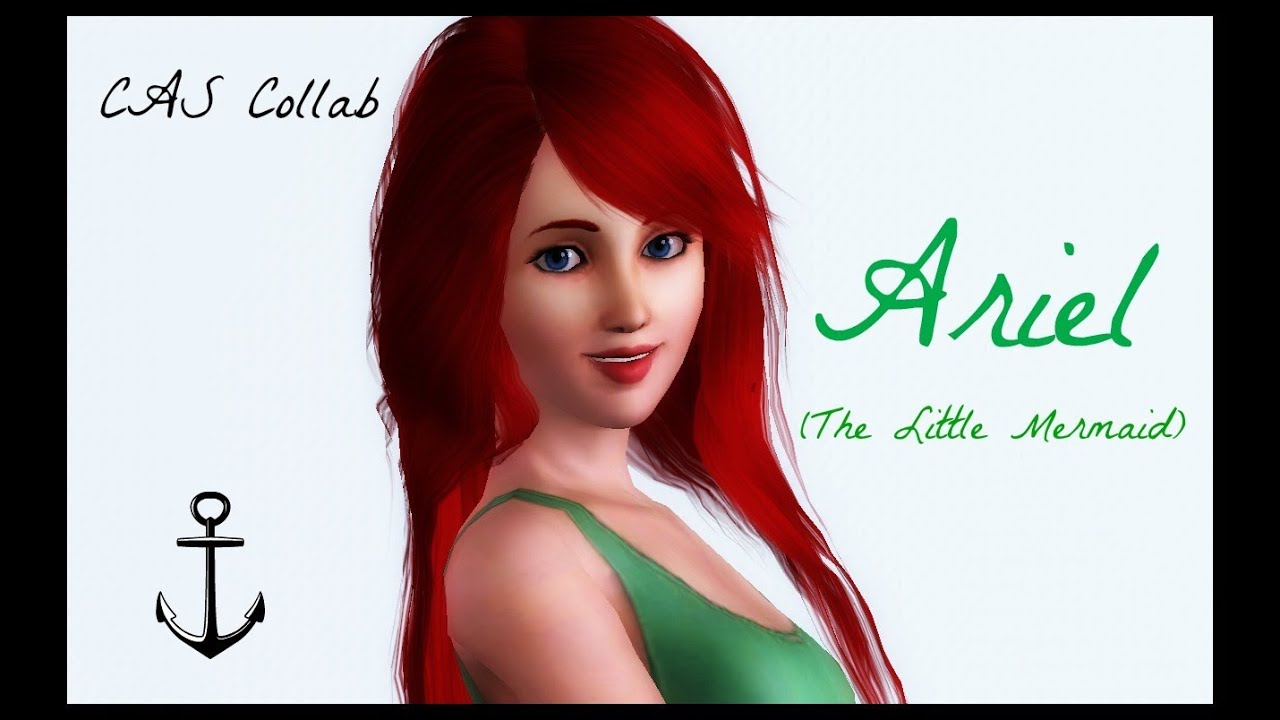 Create-a-Sim - Ariel Waters (The Little Mermaid Modern Princess) - CAS ...