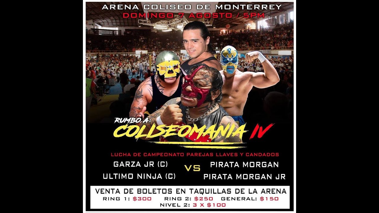 Pirata Morgan intimida a Garza Jr. - YouTube