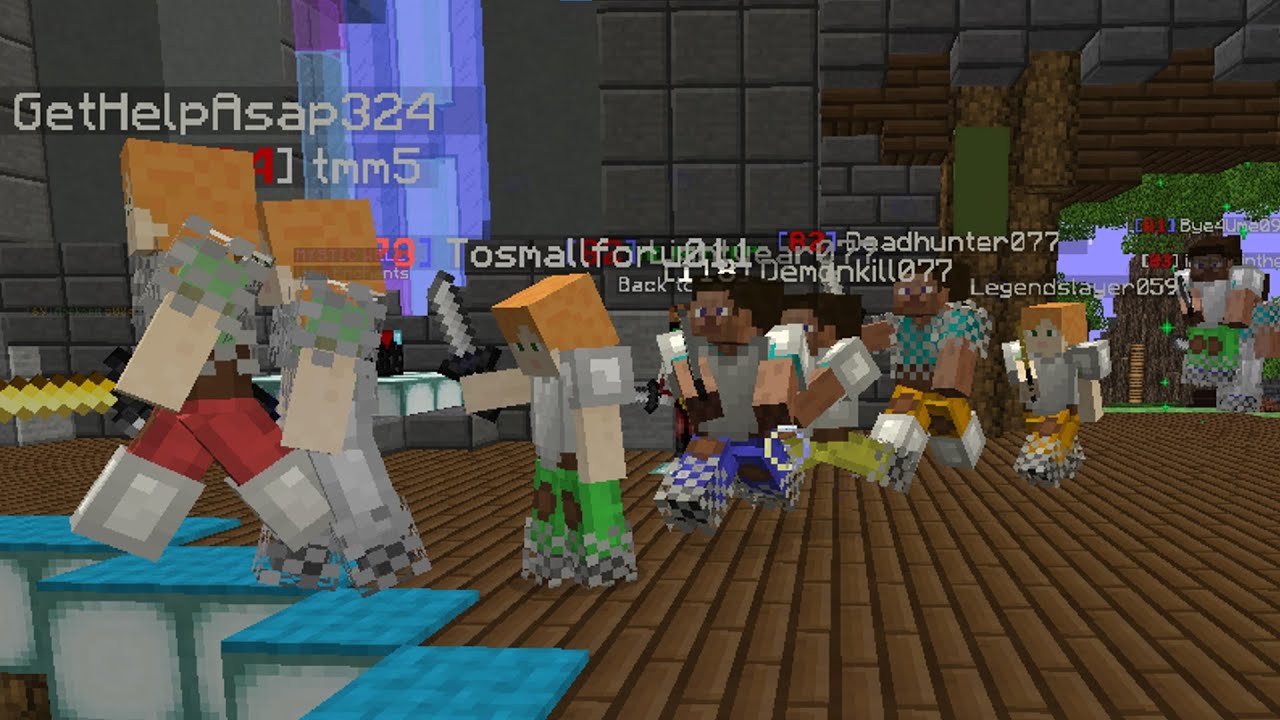 average hypixel pit lobby - YouTube