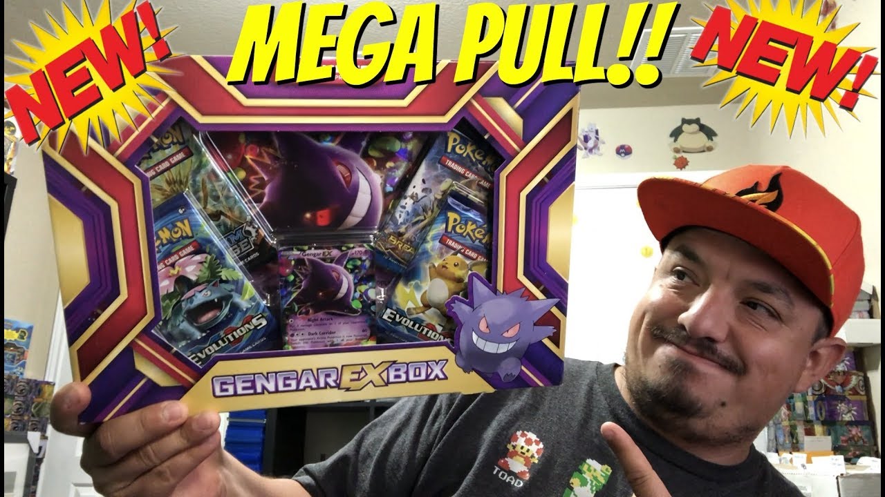 Pokemon Card - Gengar Ex Box Opening!! MEGA FULL ART PULL!! - YouTube