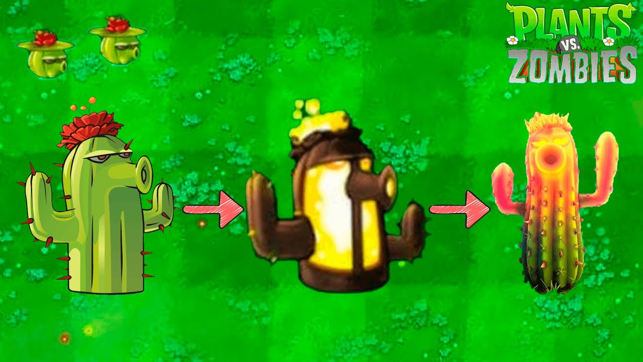 CACTUS EVOLUTION - Plants Vs Zombies FUSION - YouTube