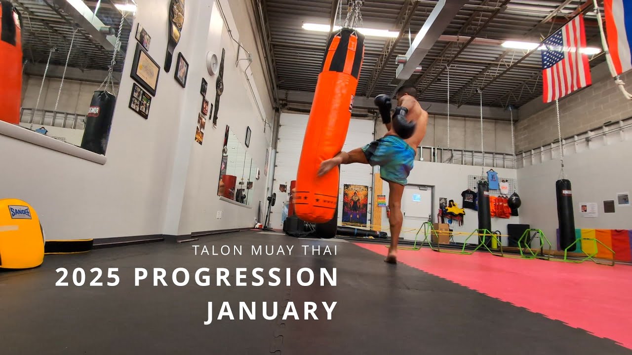 Talon Muay Thai Jan Progression - YouTube