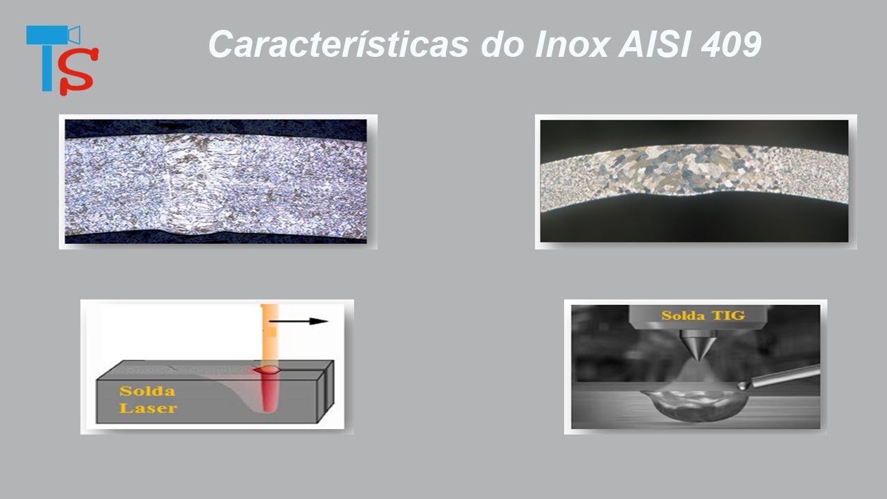 CARACTERÍSTICAS DO INOX FERRÍTICO AISI 409 VIDEO 30 - YouTube