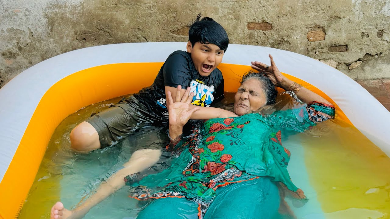 Ali ny dado ko swimming pool me doba deya 😳 || - YouTube