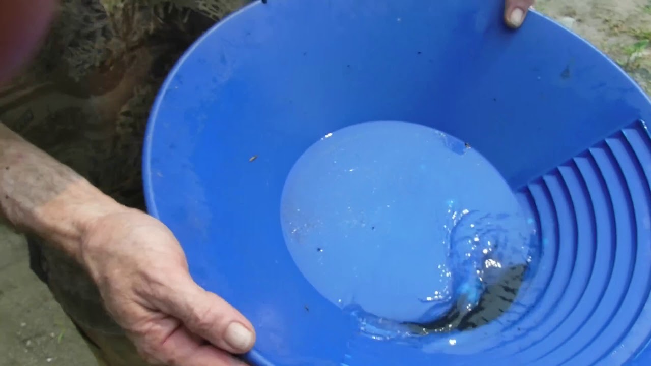 Group Gold Prospecting Project 2018 - Craig's third sample - YouTube