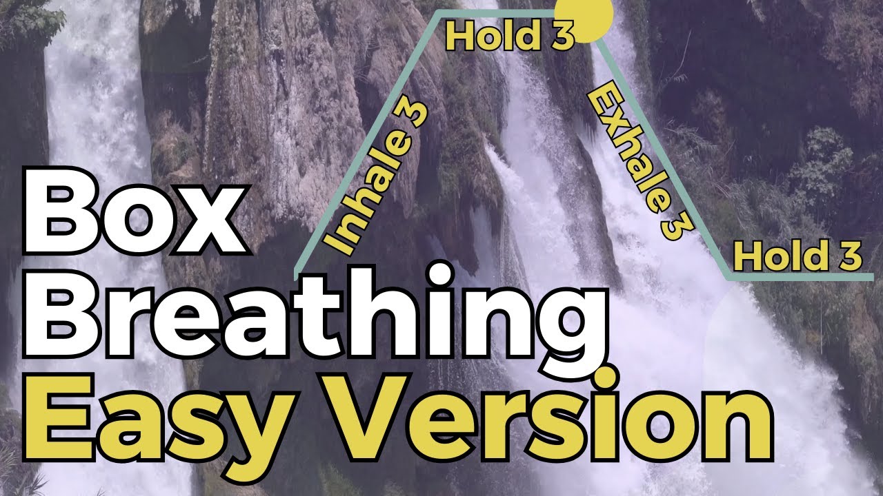 Easy Box Breathing for Stress (3-3-3-3) - YouTube