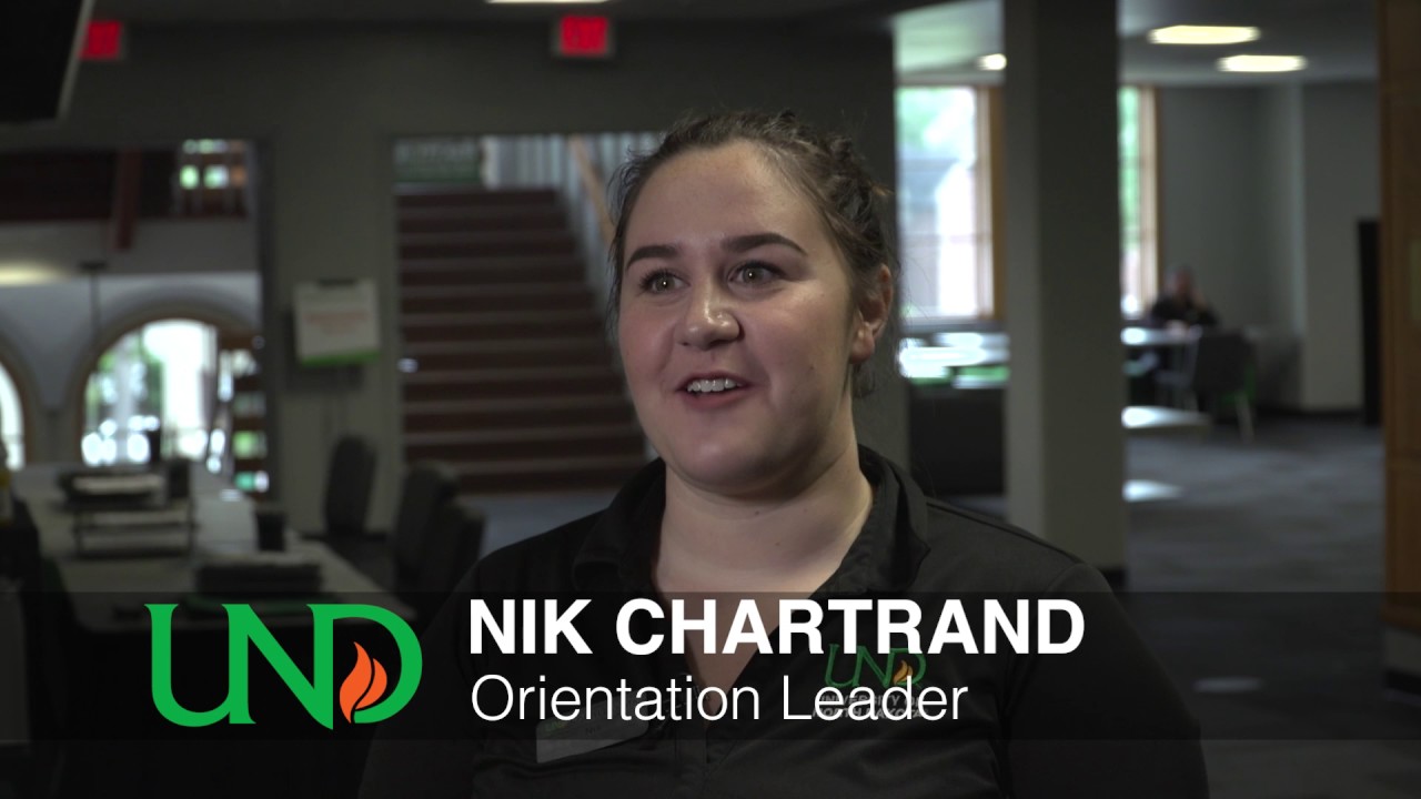 How to be a UND Orientation Leader - YouTube