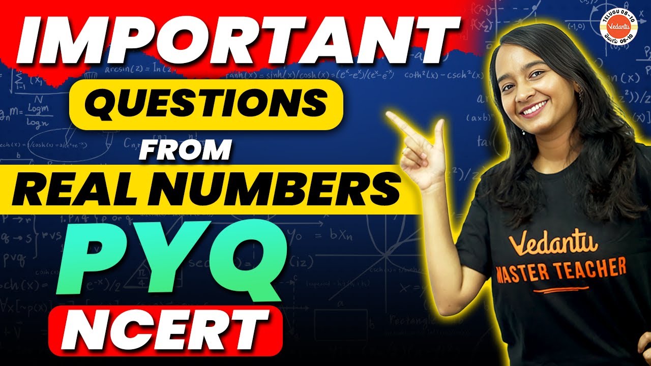 Real Numbers Class 10 Important Questions (TELUGU) | PYQ | Haripriya ...