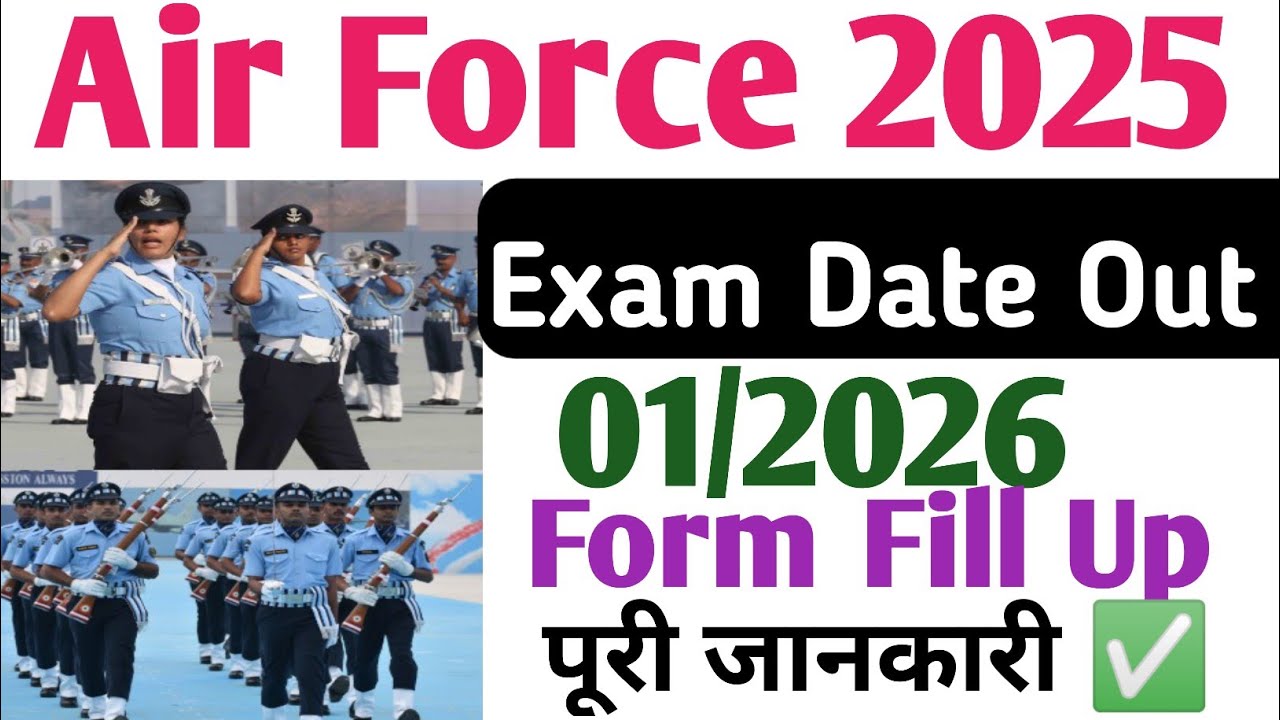 🔴Air Force New Vacancy 2025 l Air force Form Fill up 2025 ,Air Force ...