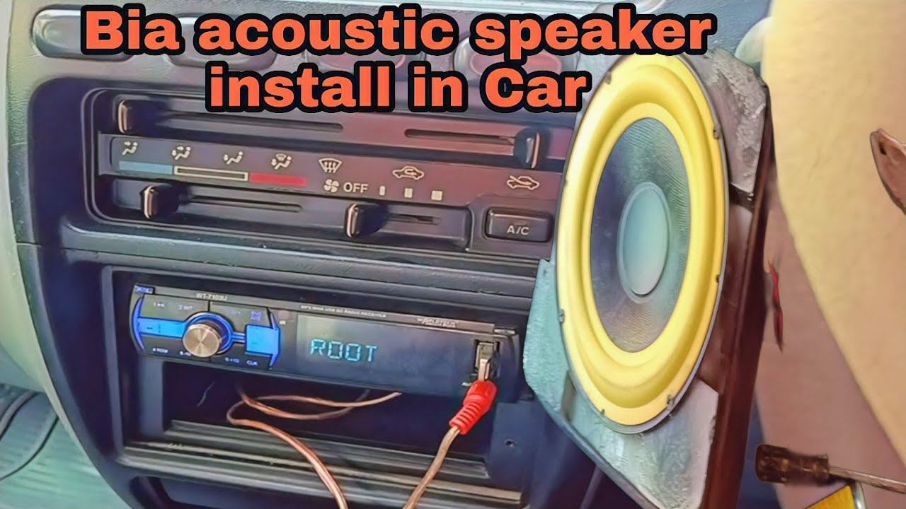 Bia Acoustic speaker use in car || Bia acoustic speaker testing in car ...