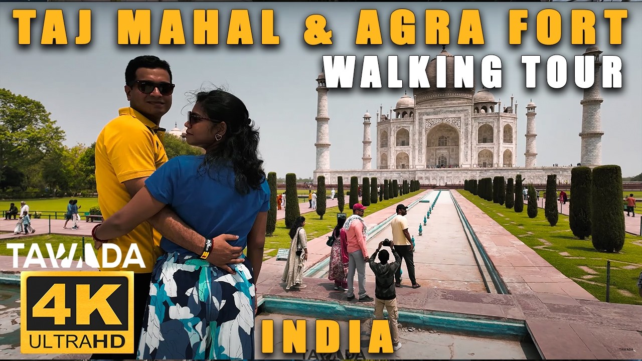 TAJ MAHAL & AGRA Fort India 4K UHD walking tour - YouTube