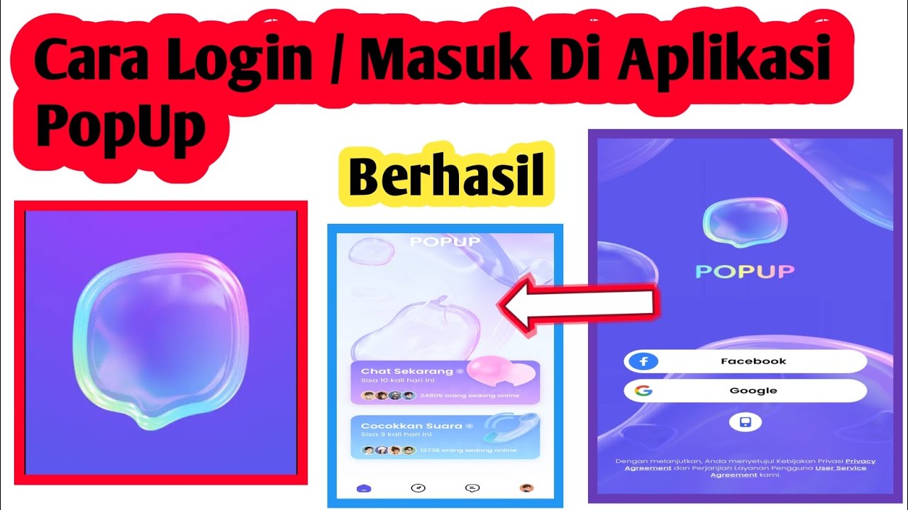 Cara Login Aplikasi Popup | Cara Masuk Aplikasi Popup - YouTube