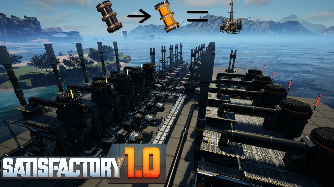 Satisfactory 1.0 - Beginnings of Oil Power - YouTube