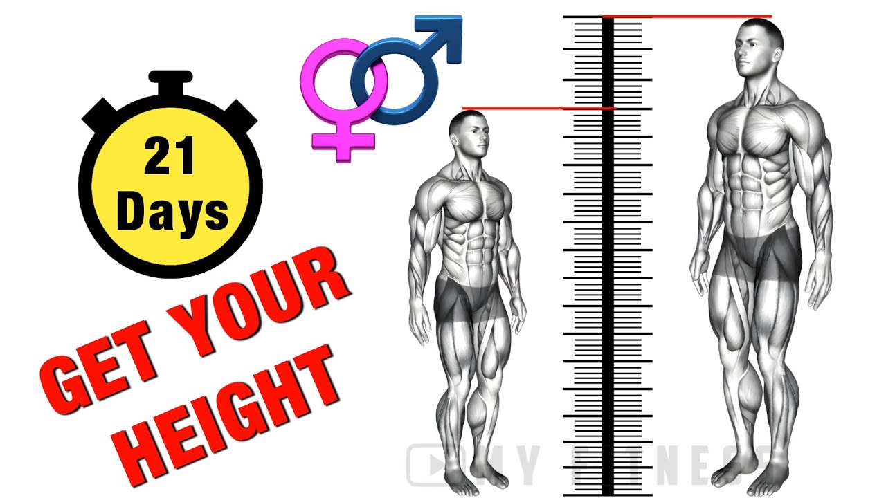 Increase Height Exercises For Men and Women - Get Your Height in 21 ...