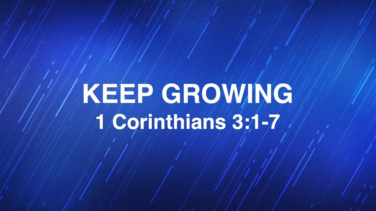 July 31, 2024 | "Keep Growing" | Davis Caperton - YouTube