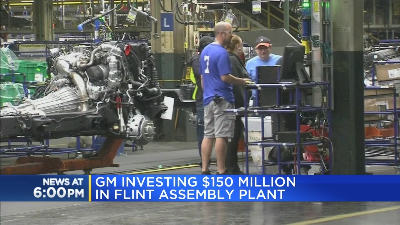 GM investing $150 million in Flint Assembly Plant - YouTube