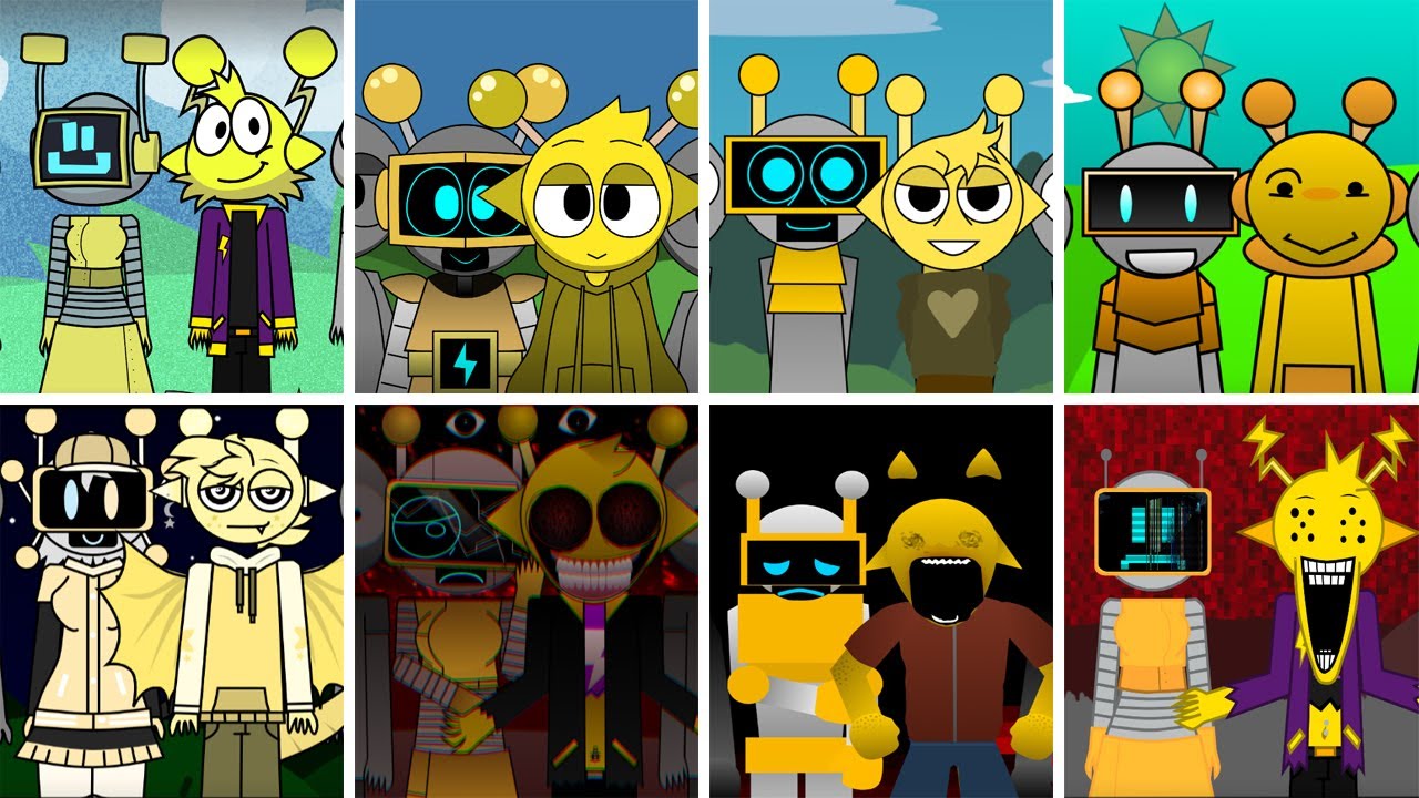 Incredibox - Sprunki but ONLY FUN BOT and SIMON in ALL Human Edition ...