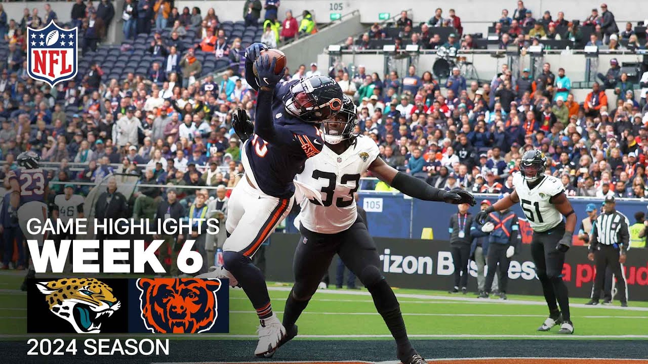 Jacksonville Jaguars vs. Chicago Bears | 2024 Week 6 Game Highlights ...