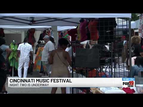 Night two of the Cincinnati Music Festival is underway