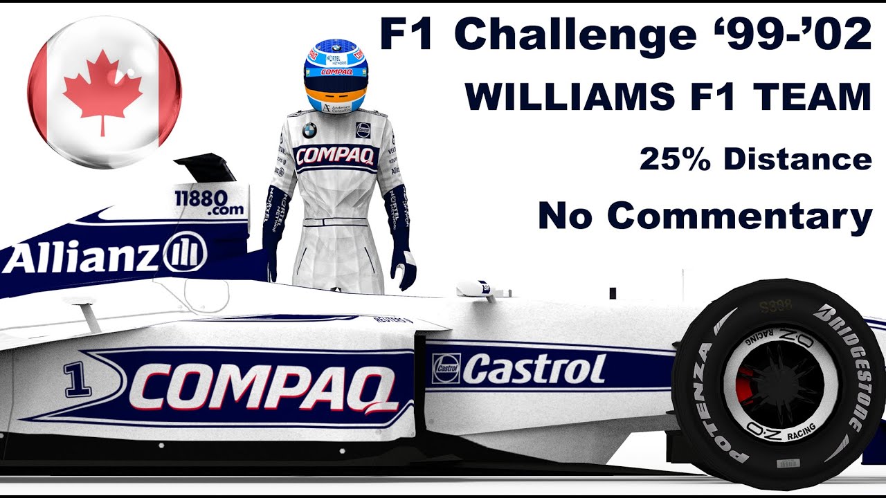 F1 CHALLENGE '99-'02 - 2000 Canadian Grand Prix (R8/17) - 25% Race ...