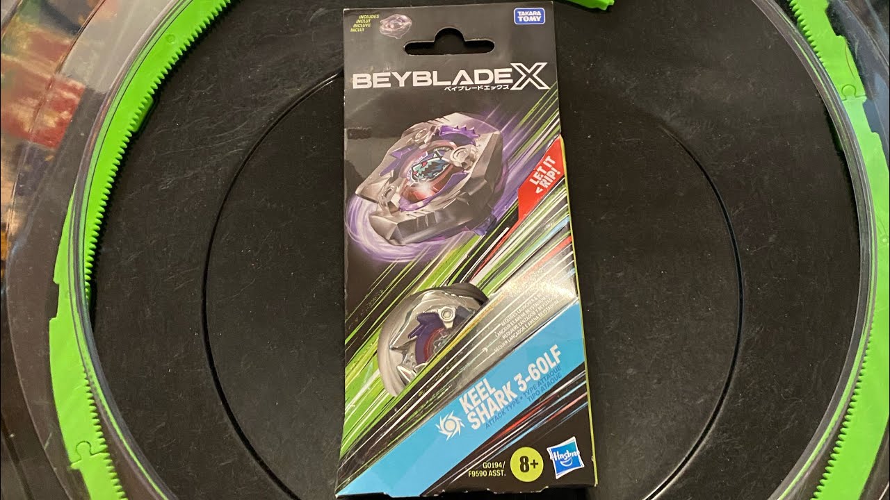 New Hasbro Beyblade X Keel Shark 3-60LF Unboxing, Battles + Testing ...