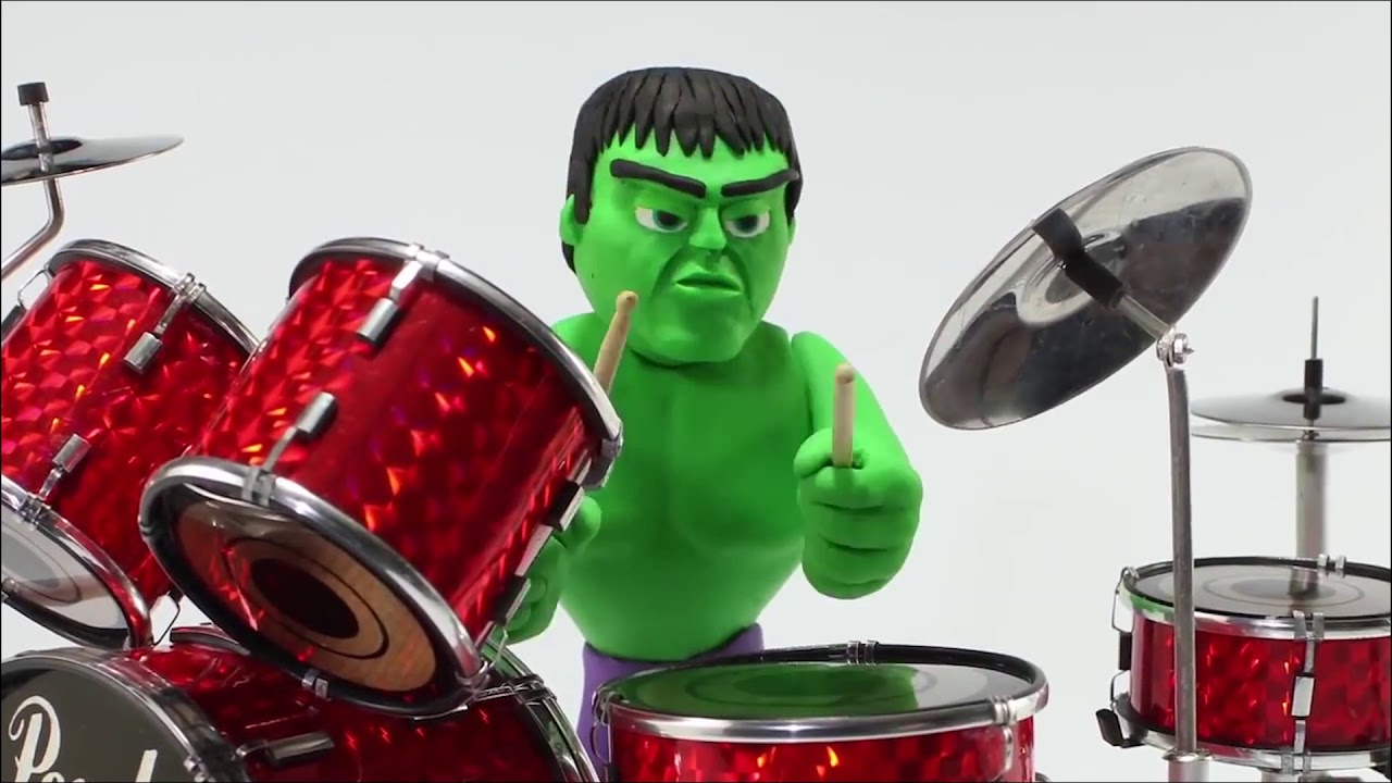 HULK FINDS EASTER SURPRISE EGG 💗 Stop motion Animation Cartoons 숫자를 배우고 ...