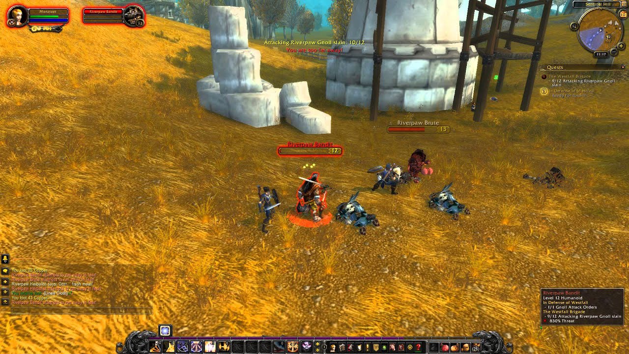 Quest 53: In Defense of Westfall & Quest 53A: The Westfall Brigade (WoW ...
