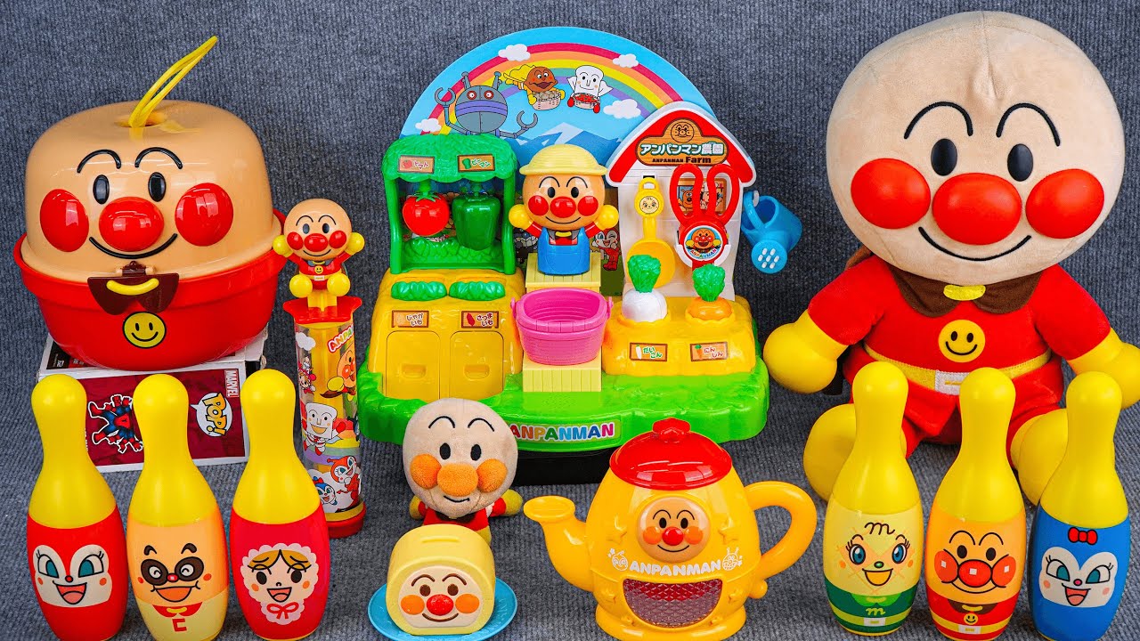 Anpanman Kitchen Cooking Set Collection ASMR 🥗 アンパンマンのおもちゃまとめ大全 - YouTube