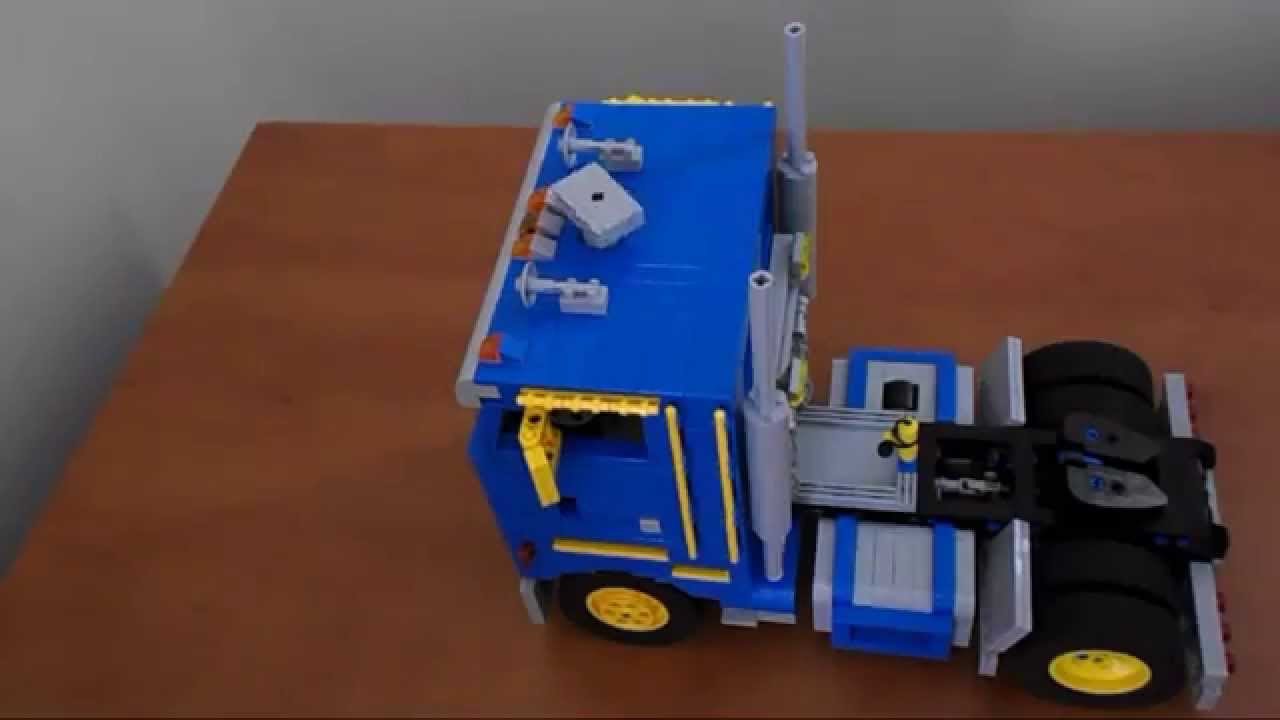 LEGO Technic US Truck Peterbilt 362 Space Truck - YouTube