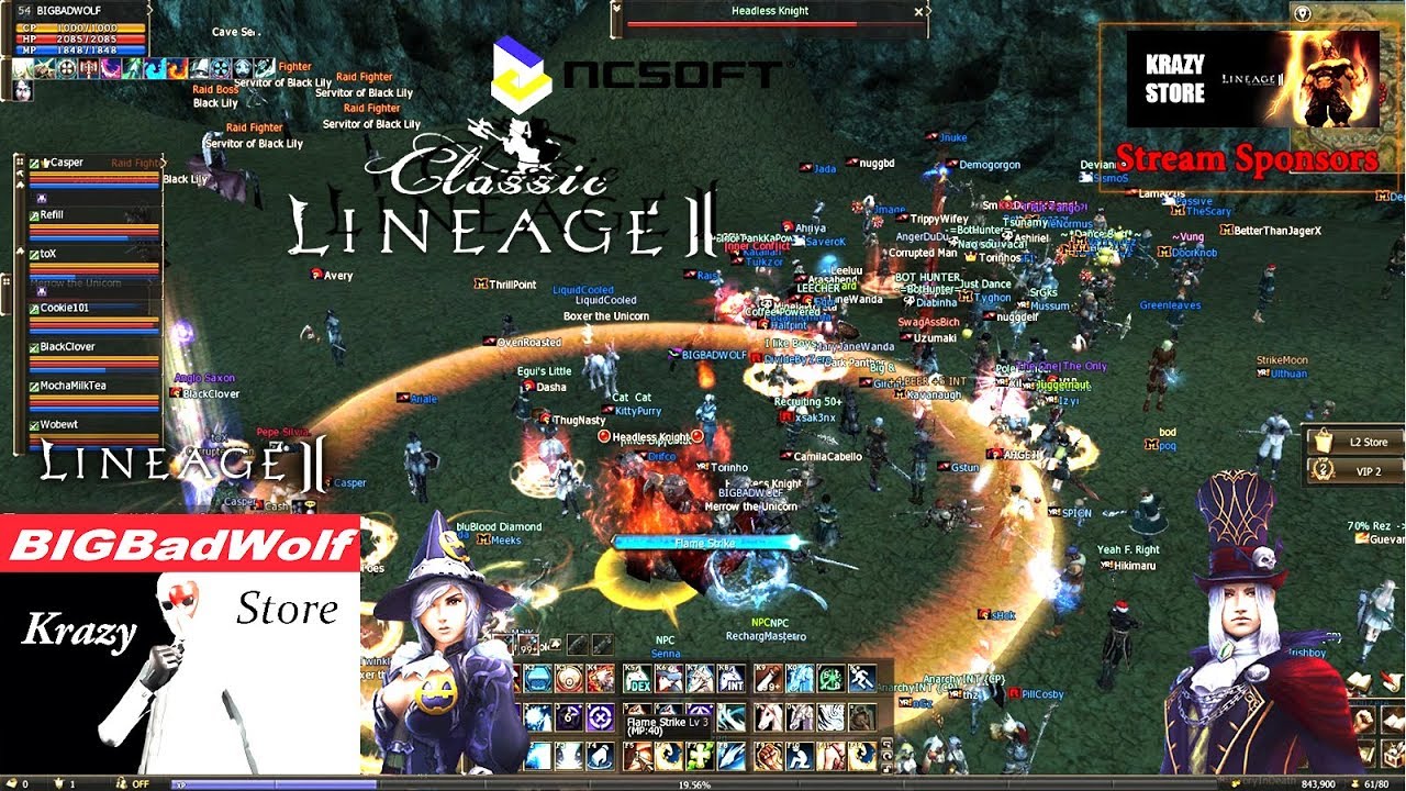Lineage 2 official Classic NA Server Talking Island ,Tayga Feron King ...