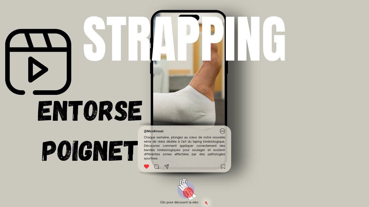 "Strapping de Poignet : Stoppez la Douleur et Protégez-vous en 2 ...
