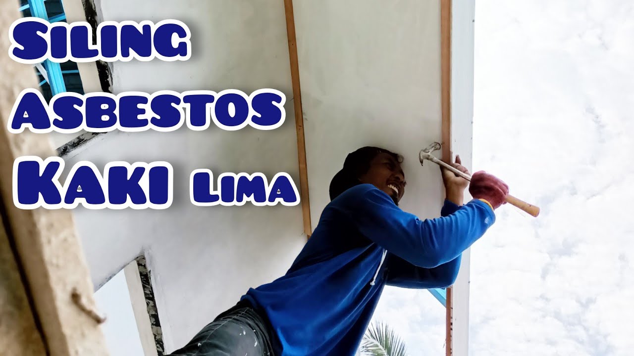 PASANG SILING ASBESTOS KAKI LIMA - YouTube