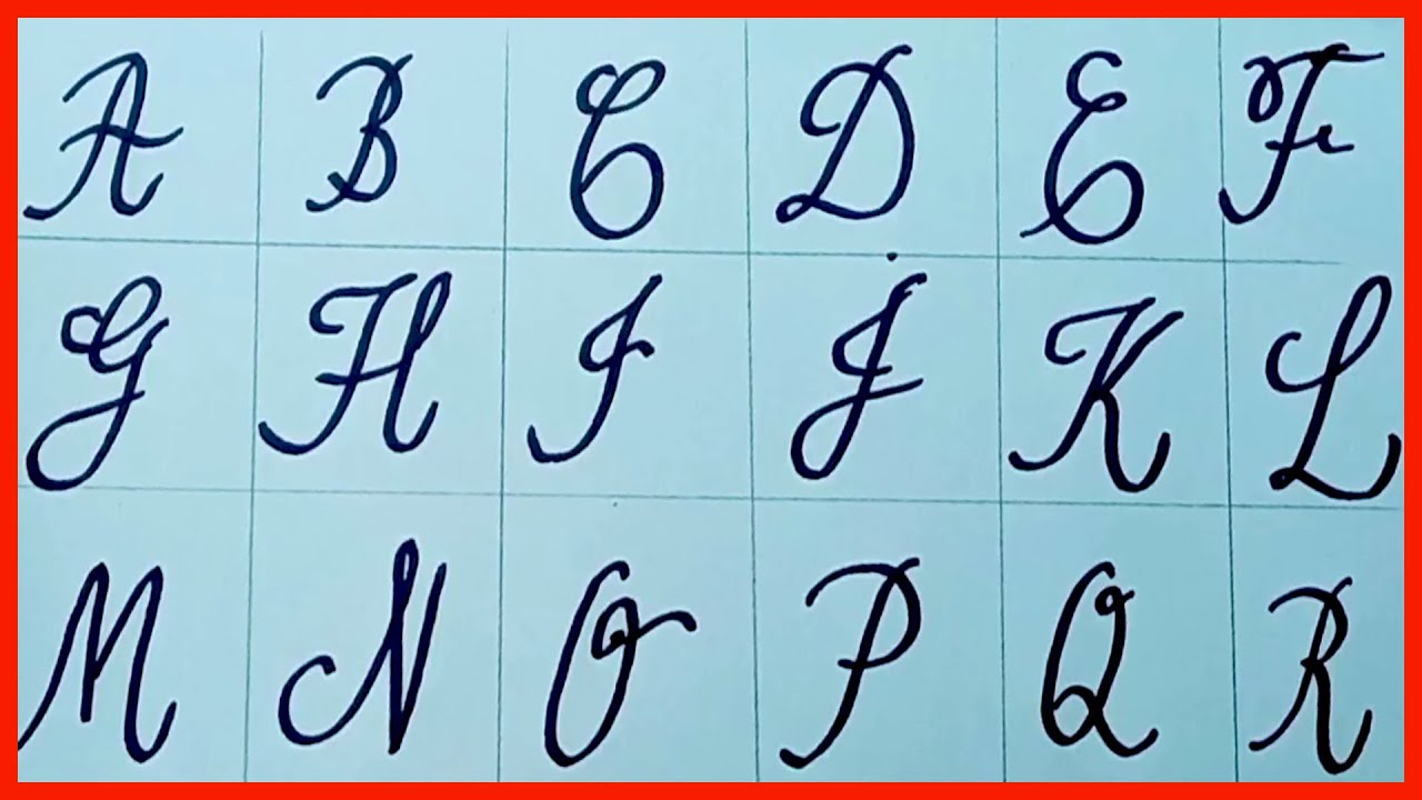 A to Z Fancy Alphabet Letter | How To Write Alphabet | Capital Alphabet ...