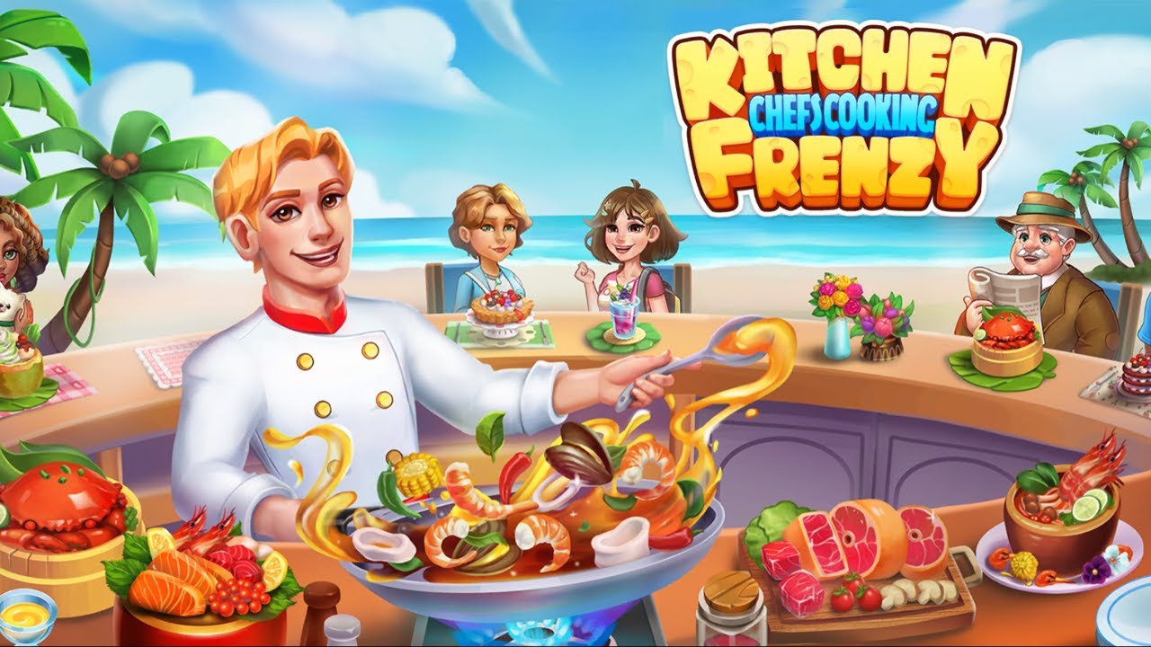 Kitchen Frenzy: Chefs Cooking Game Gameplay Android Mobile - YouTube