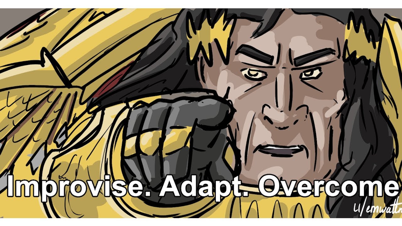 Improvise Adapt Overcome | A 40k Meme Webcomic Dub - YouTube