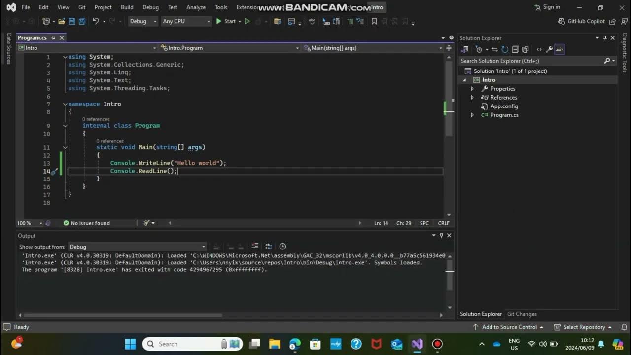 Intro To C Net Asmr No Talking Part 1 Console Applications Write And Writelines Youtube