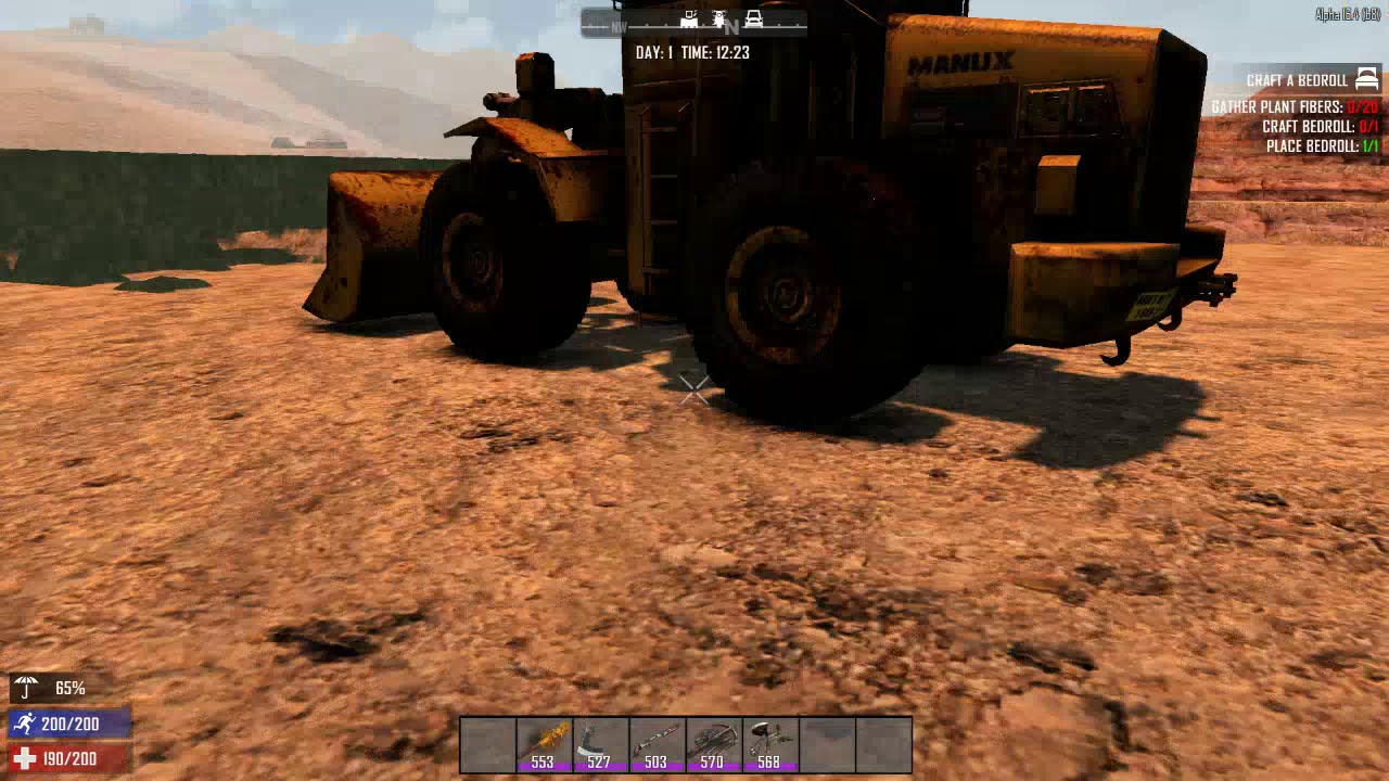 7d2d first draft of water floating vehicles - YouTube