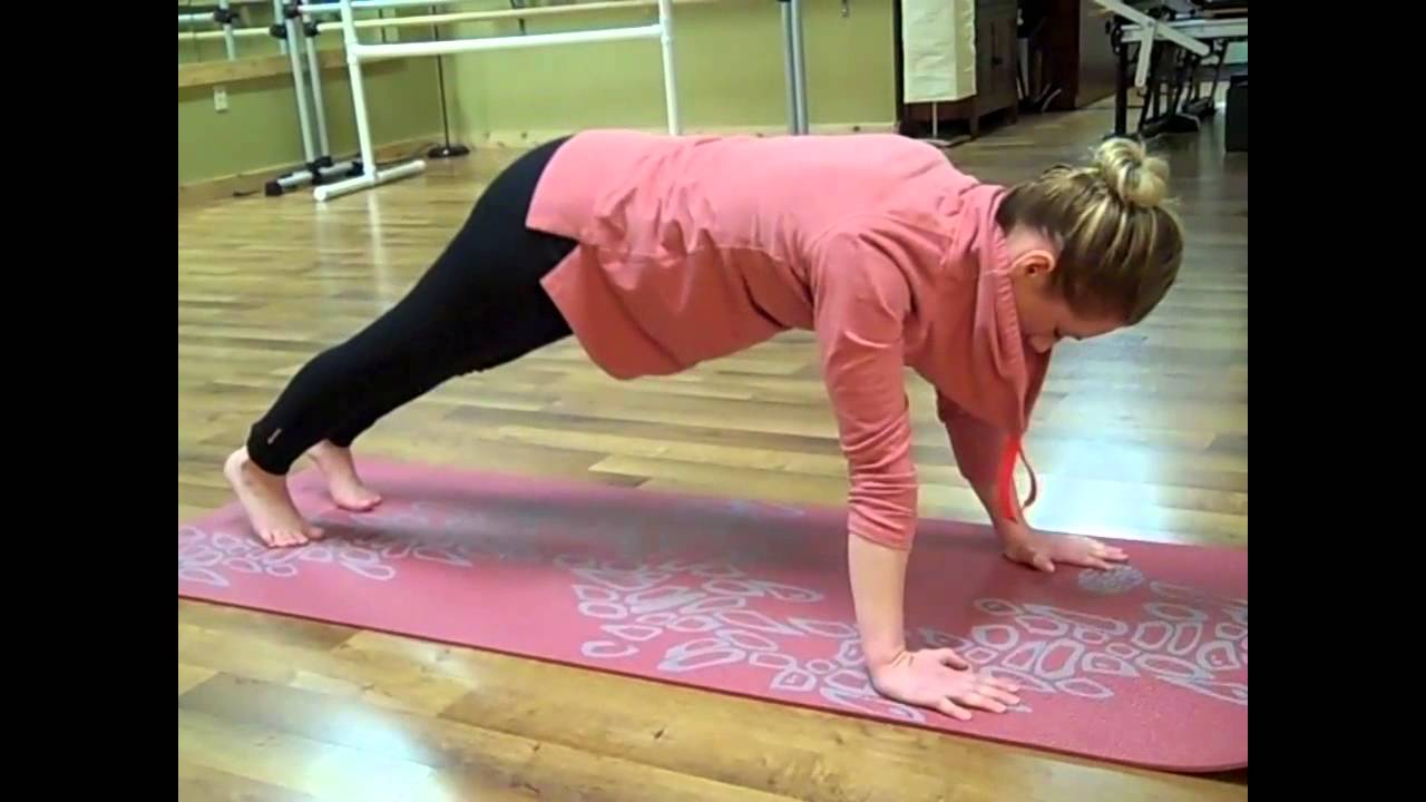 Plank Down Dog with variations - YouTube