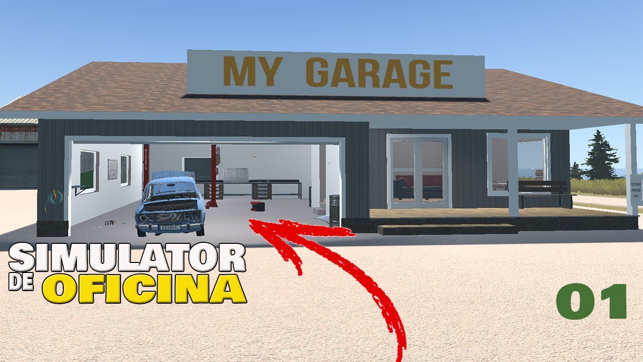 MY GARAGE - NOVO SIMULATOR DE OFICINA MECANICA MUITO TOP #01 - YouTube