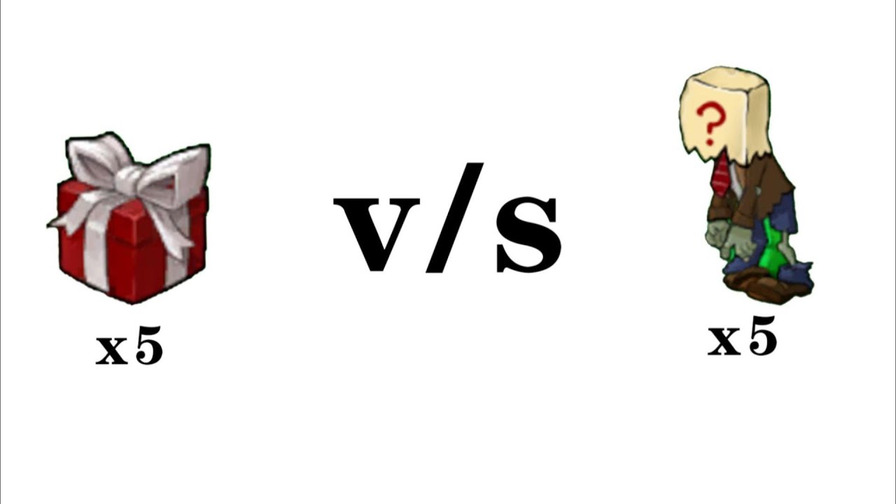 PVZ 1 Fusion Challenge：Blind box vs. 5V5 - YouTube