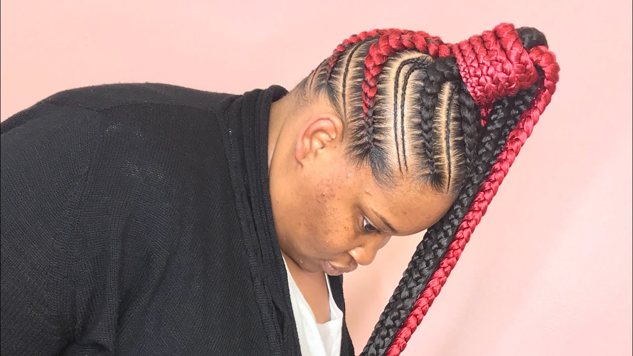 Feed in Braid Pony Tutorial LEARN HOW TO NEATLY PART AND BRAID ...
