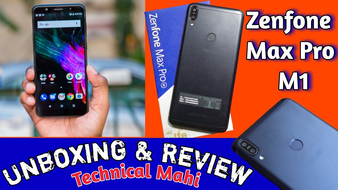 Asus Zenfone Max Pro M1 Unboxing and Review | Best Phone Under 10000 Rupees | Technical Mahi ...