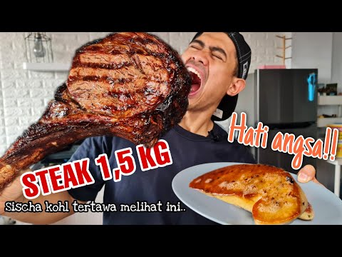 BUKA PUASA MAKAN STEAK JUMBO PAKAI HATI ANGSA!!