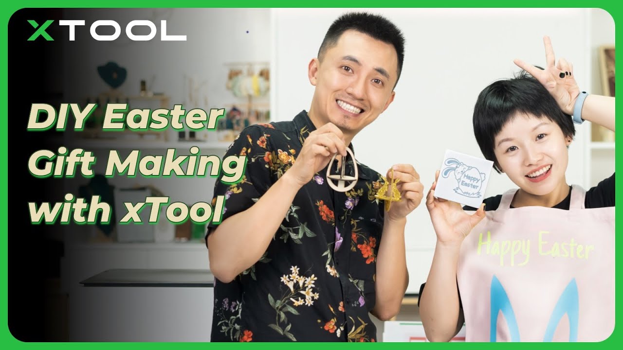DIY Easter Gift Ideas Making with xTool - YouTube