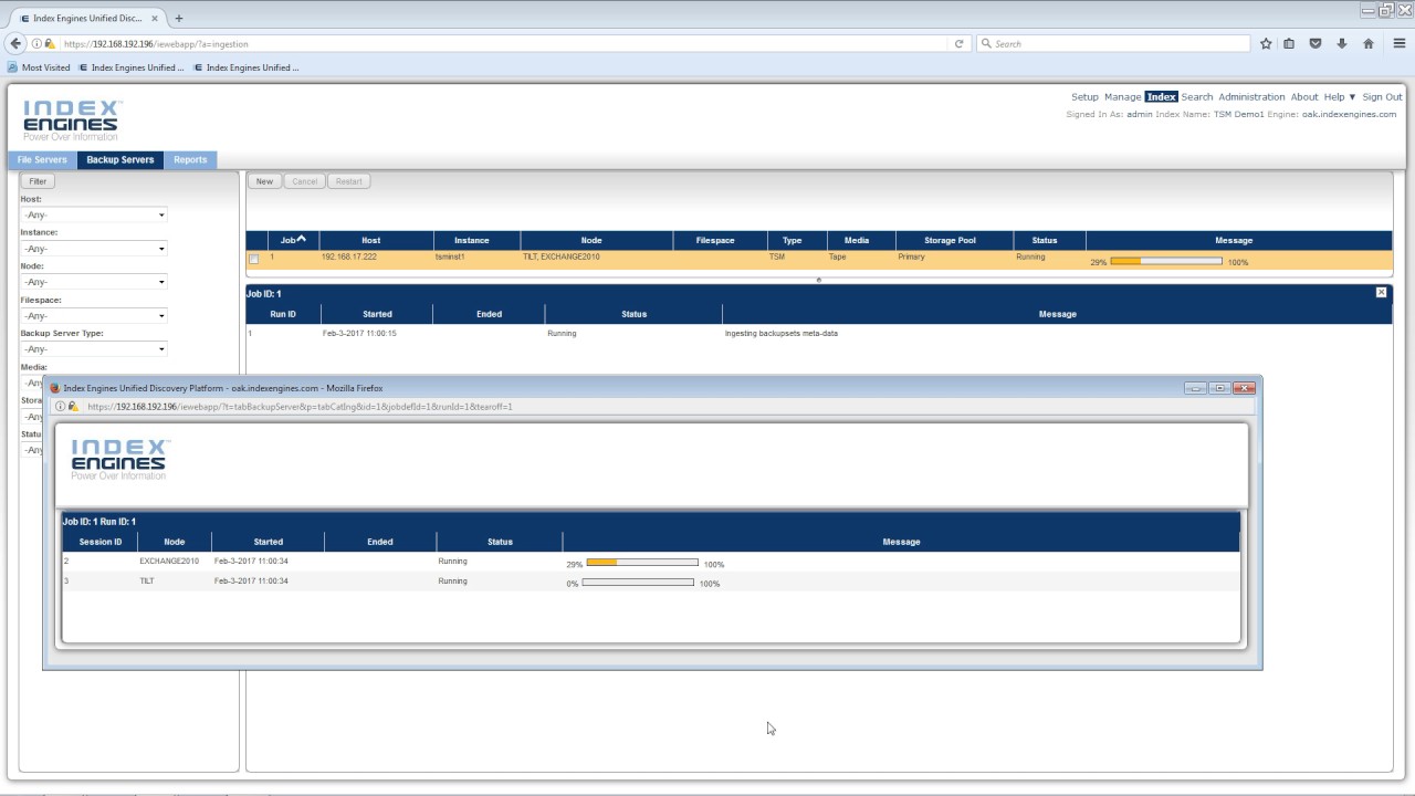 Index Engines Catalog Ingestion Demonstration - YouTube
