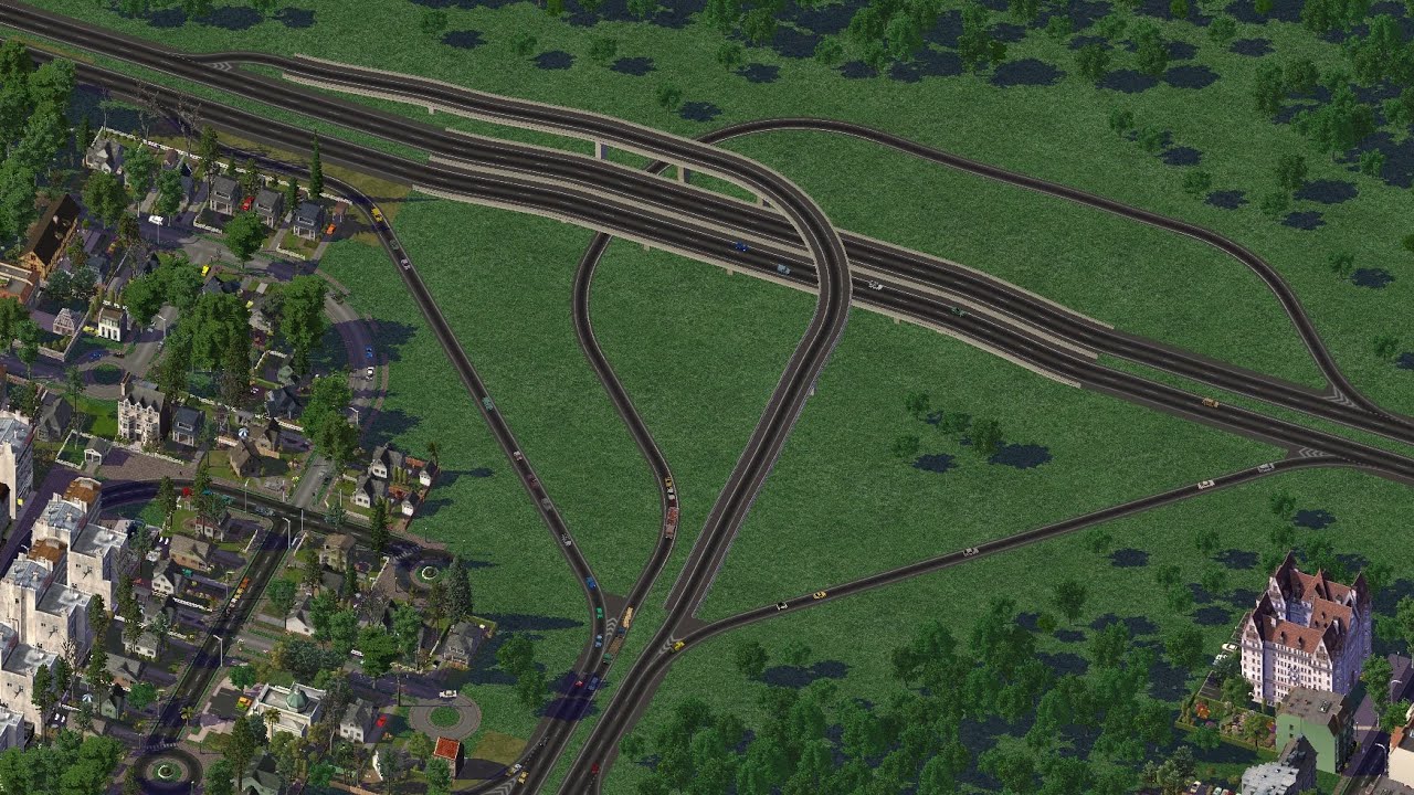 SimCity 4 - Highway and Airport (timelapse) - YouTube