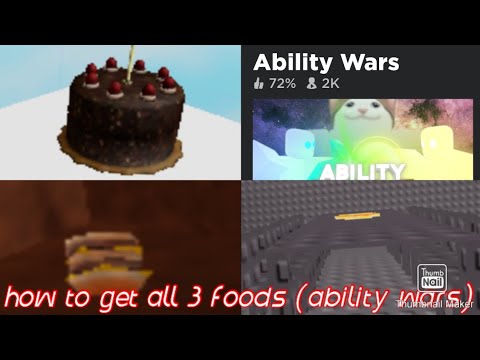 (roblox ability wars) how to get all 3 foods - YouTube