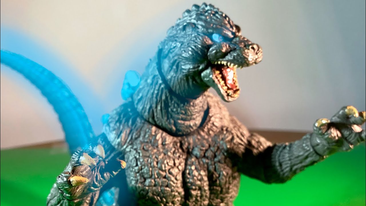Neca Godzilla 1989 Atomic Breath Stop Motion - YouTube
