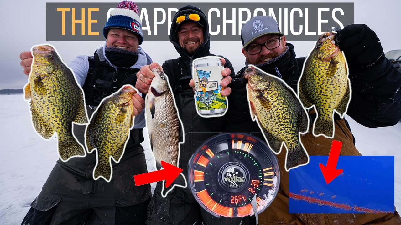 Mega LIVE + Vexilar Bowstring Lake Mudflat BONANZA - The Crappie ...