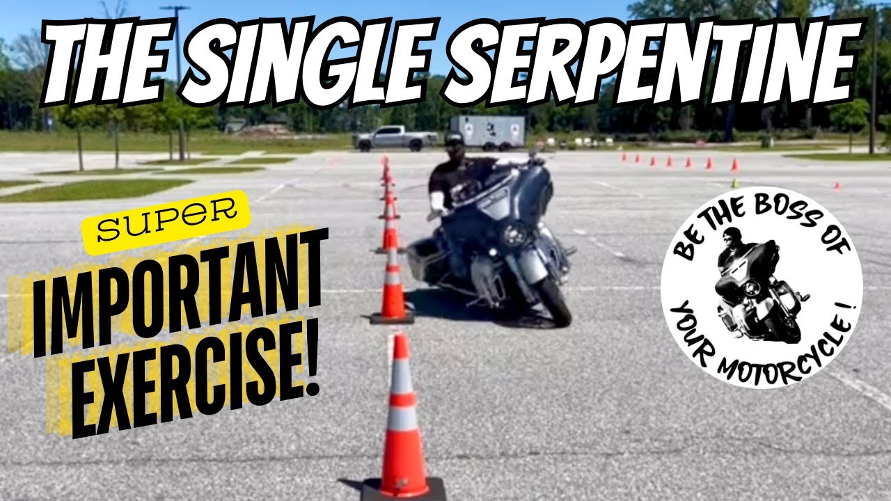 Master The Single Serpentine Exercise On Your Motorcycle - It May Save ...